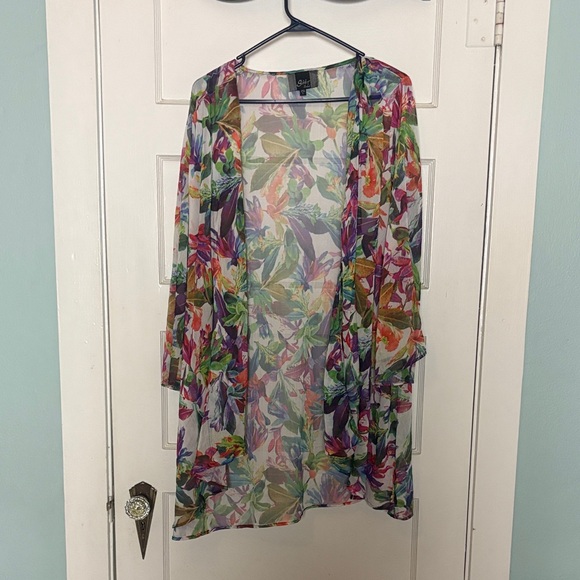 Slinky Brand | Kimonos & Yukatas | Slinky Brand Multicolor Sheer Kimono ...